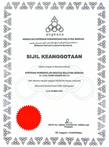 About Us – Koperasi Permodalan Ekuitas Malaysia Berhad